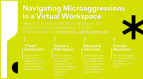 Navigating Microaggressions in a Virtual Workspace | JOHNLEONARD