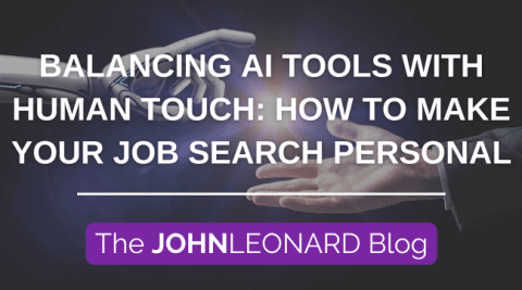 Balancing AI Tools with Human Touch: How to Make Your Job Search ...